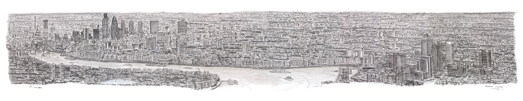 suddenexposure: stephen wiltshire works to finish panorama drawing of ...